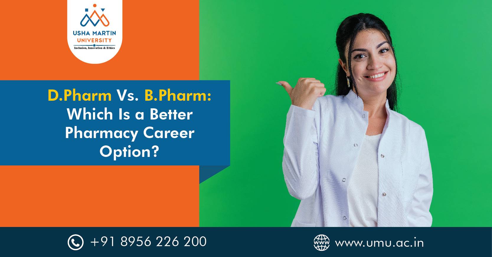 D.Pharm Vs. B.Pharm: Which Is Better Pharmacy Career Option?
