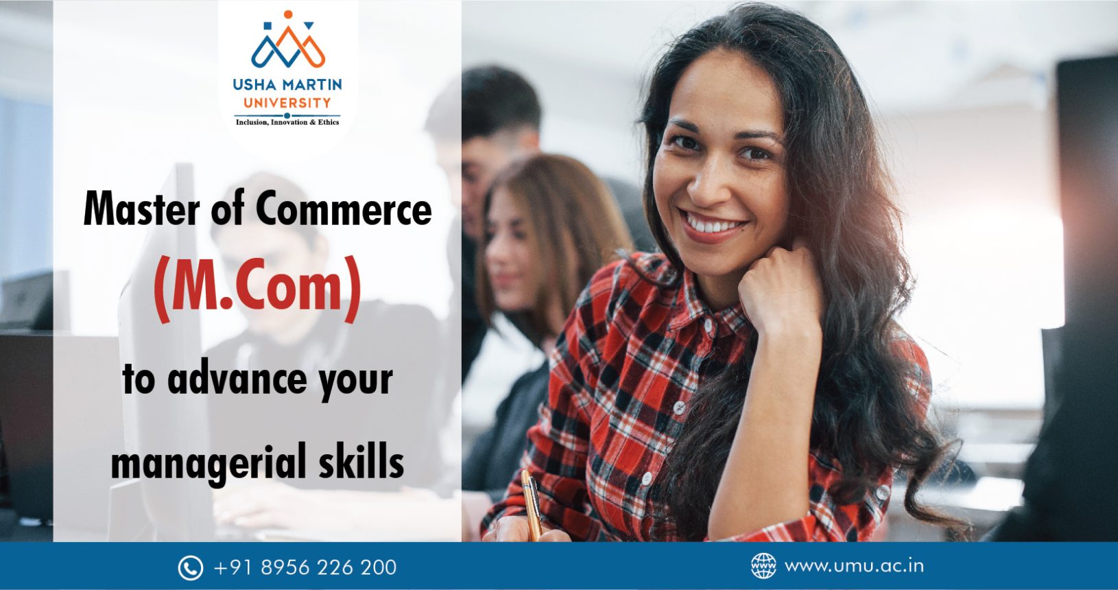 Master of Commerce (M.Com) to Advance Your Managerial Skills - Usha Martin