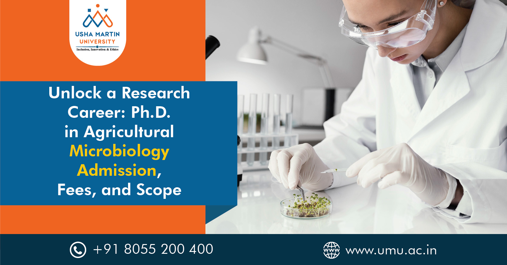 Unlock a Research Career: PhD in Agri. Microbiology Admission, Fees ...