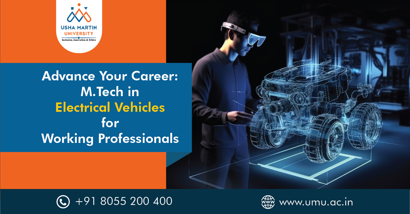 Advance Your Career: M.Tech in Electrical Vehicles for Working Professionals
