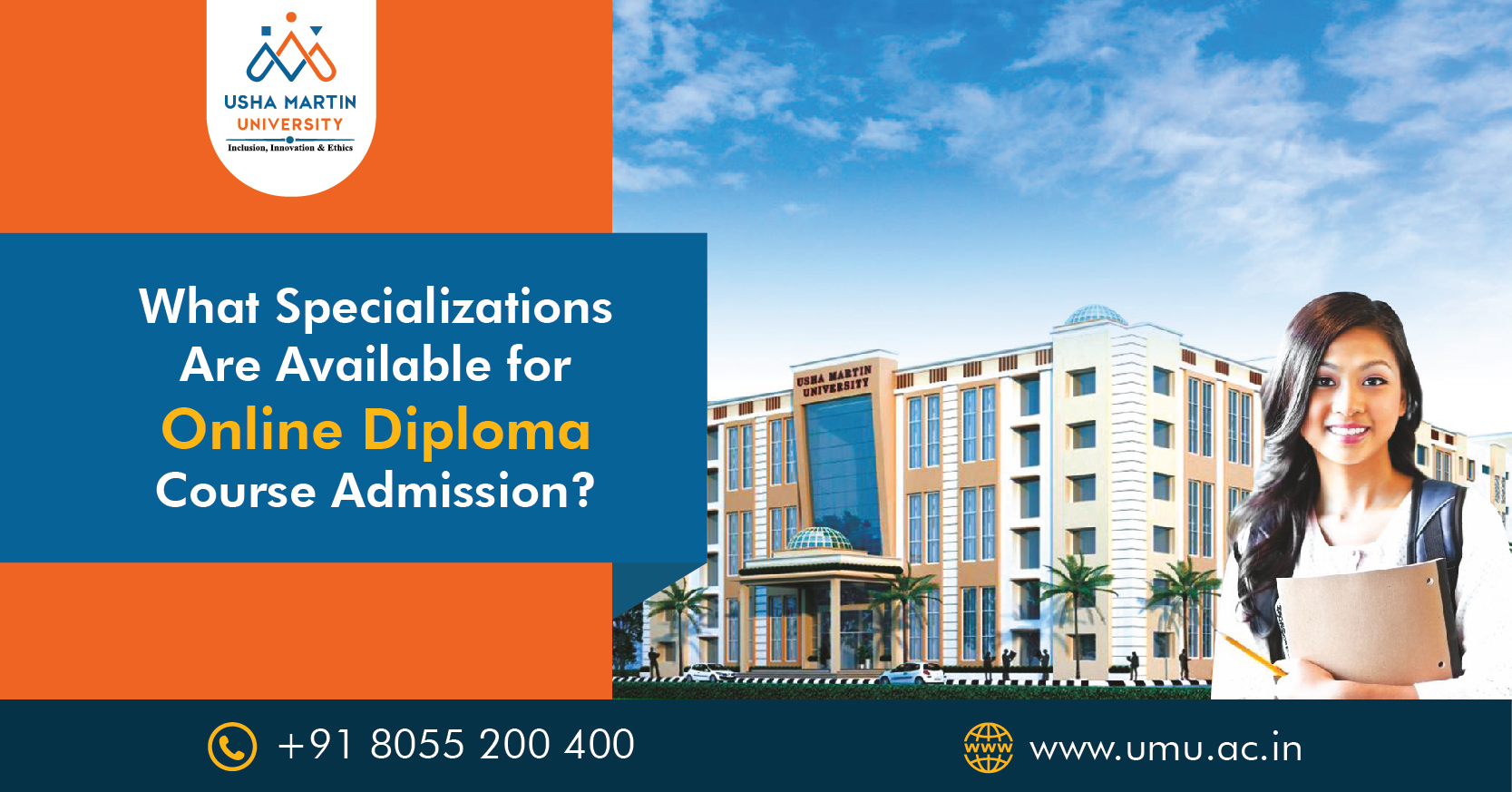 What Specializations Are Available for Online Diploma Course Admission?