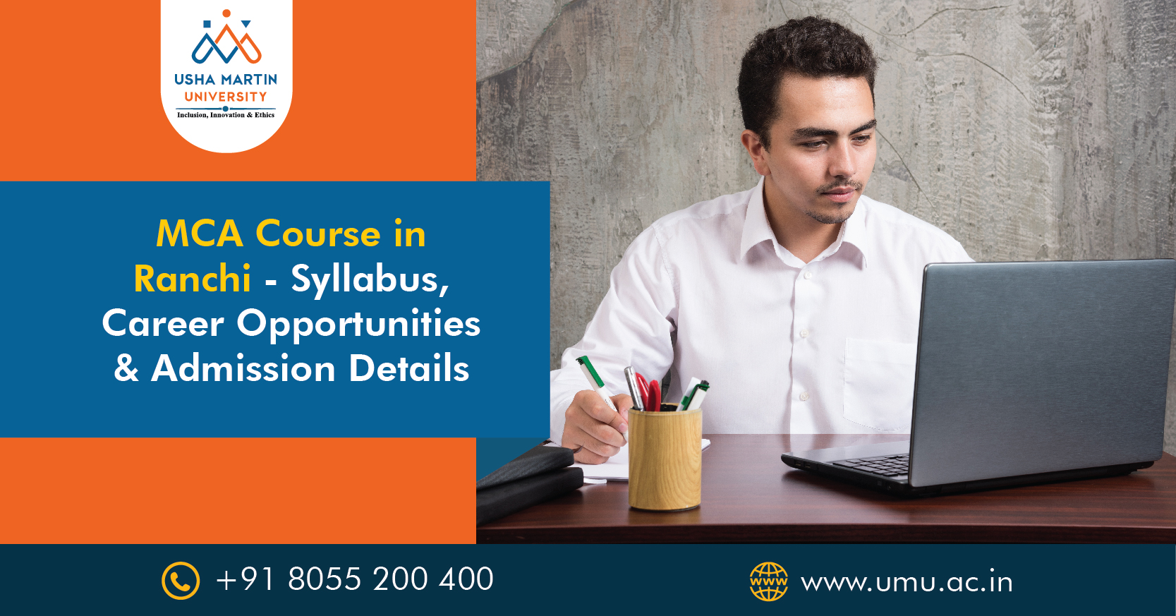 MCA Course in Ranchi Syllabus, Career Opportunities & Admission Details