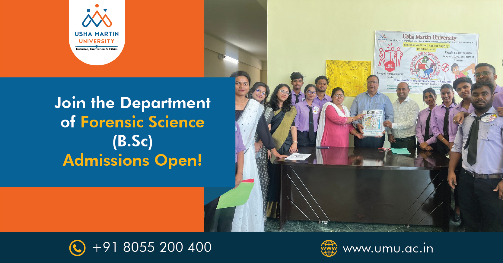 Join the Department of Forensic Science (B.Sc) – Admissions 2026 Open!