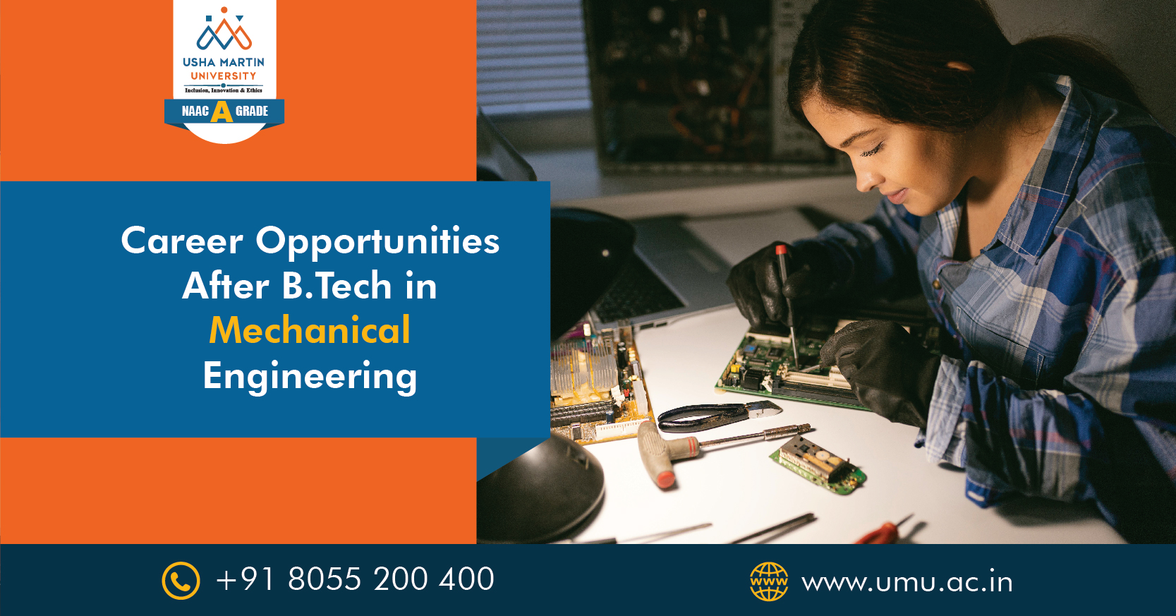Career Opportunities After BTech in Mechanical Engineering