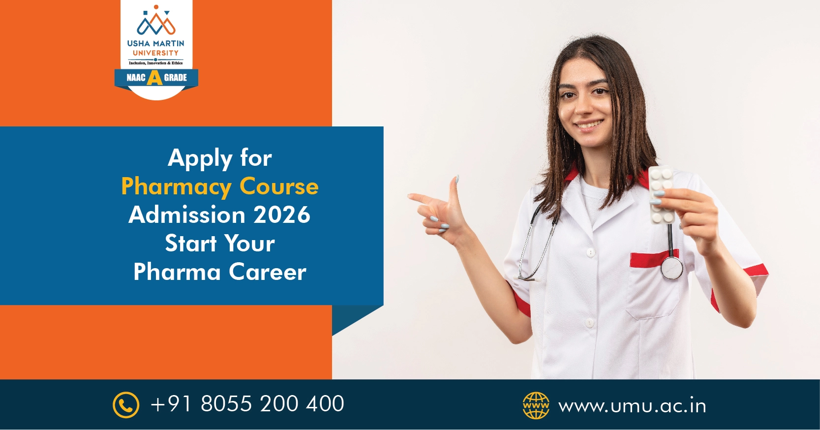 Apply for Pharmacy Course Admission 2026– Start Your Pharma Career