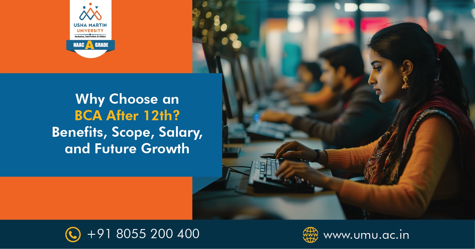 Why Choose an BCA After 12th? Benefits, Scope, Salary, and Future Growth