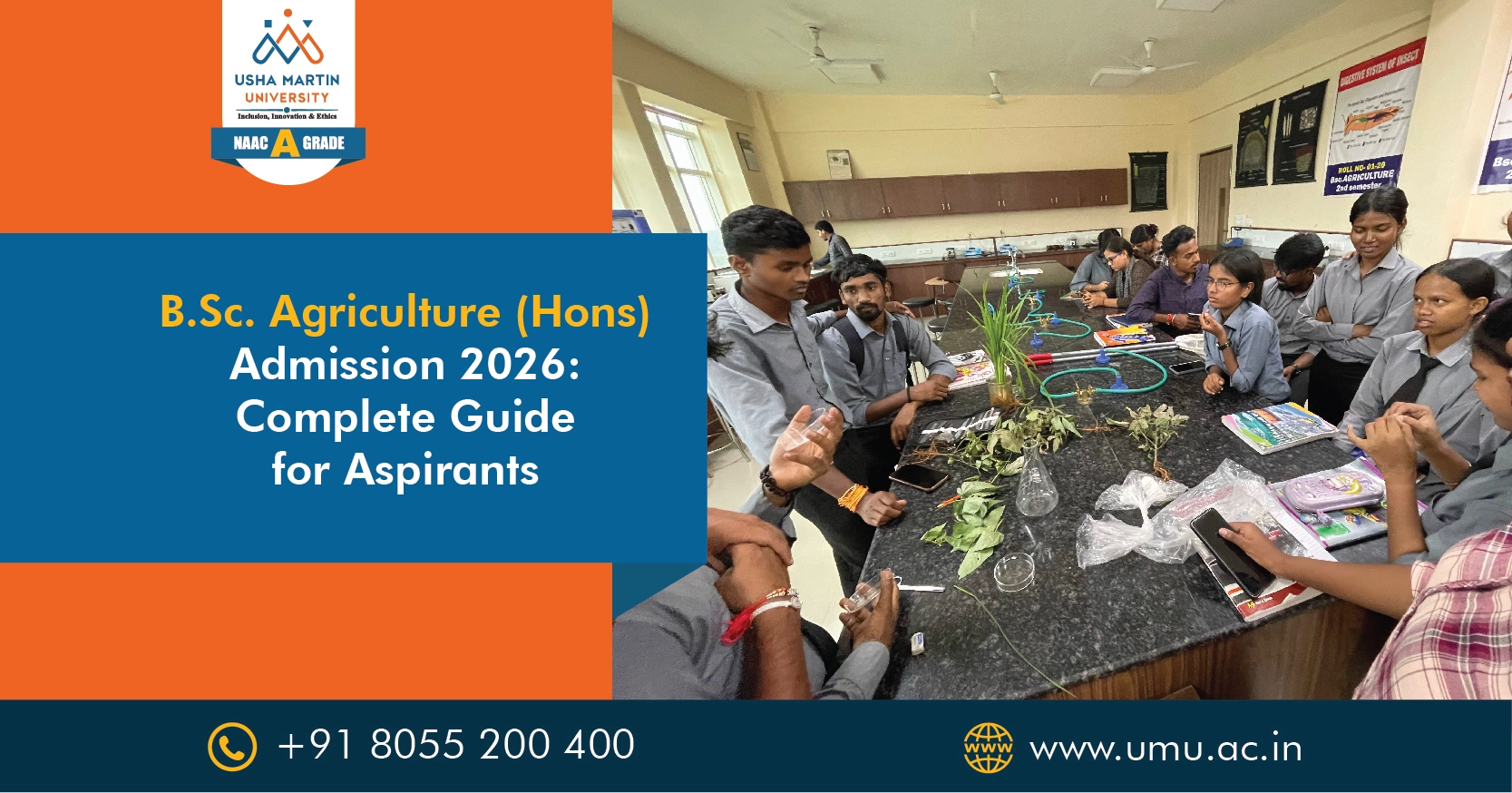 B.Sc. Agriculture (Hons) Admission 2026: Complete Guide for Aspirants